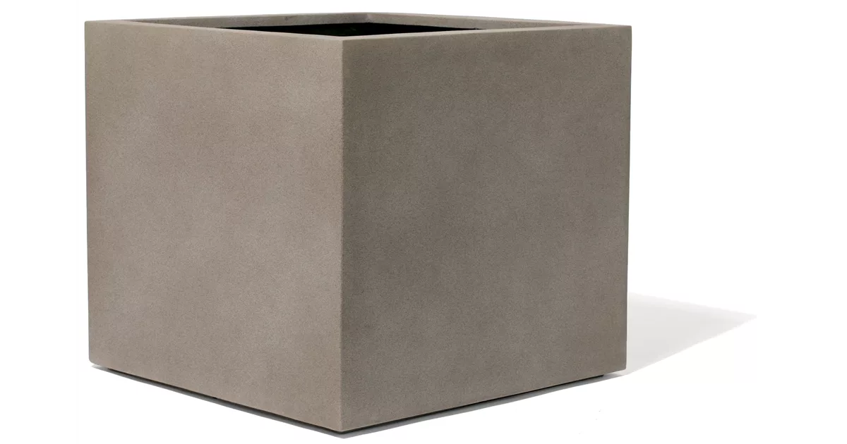 Kirschke Pflanzkübel Pure Line, Bradford Sepia - Pflanzenhof Plum